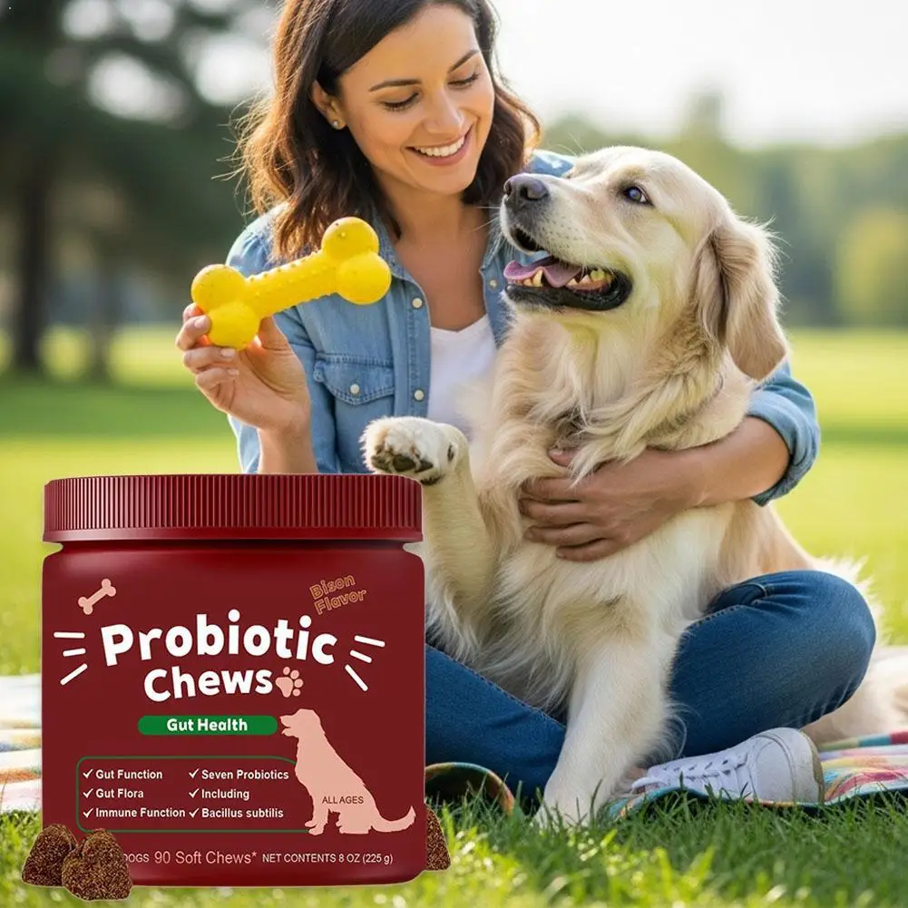 Dog probiotic chewable tablets,Supports immune system health,safe and ...