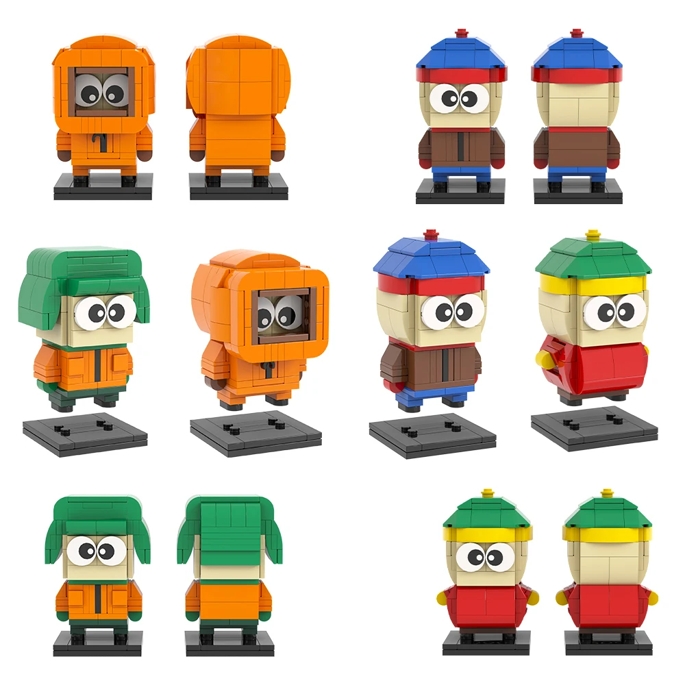 Classic Cartoon Northern Parking Anime Figure Character MOC New Cute ...