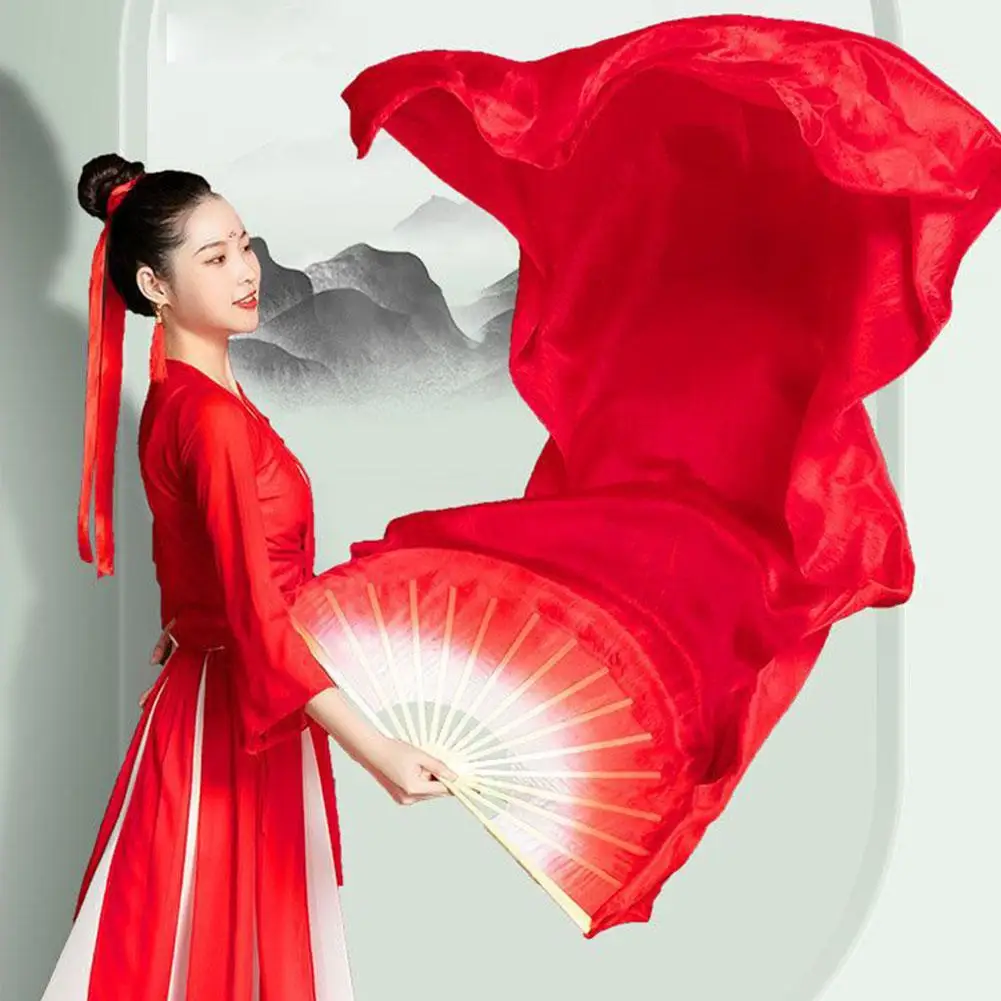 120cm-Length-Dancing-Fan-Women-Belly-Gradient-Color-Dancer-Practice ...