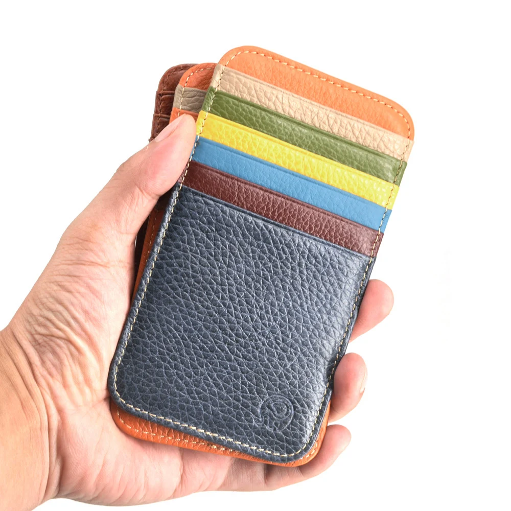 Fashion Muticolor 12 Card Slot Slim Long Bank Credit Card Holder For ...