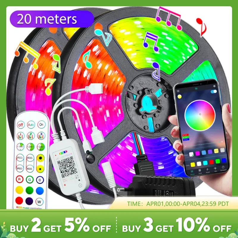 LED-Light-With-20-Meter-Music-Synchronization-Application-Control-With ...