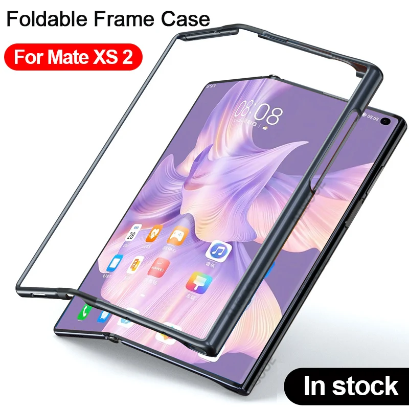 Bumper for Huawei Mate XS 2 XS2 Case Foldable Frame Shockproof Protect Border PC Cover for ...