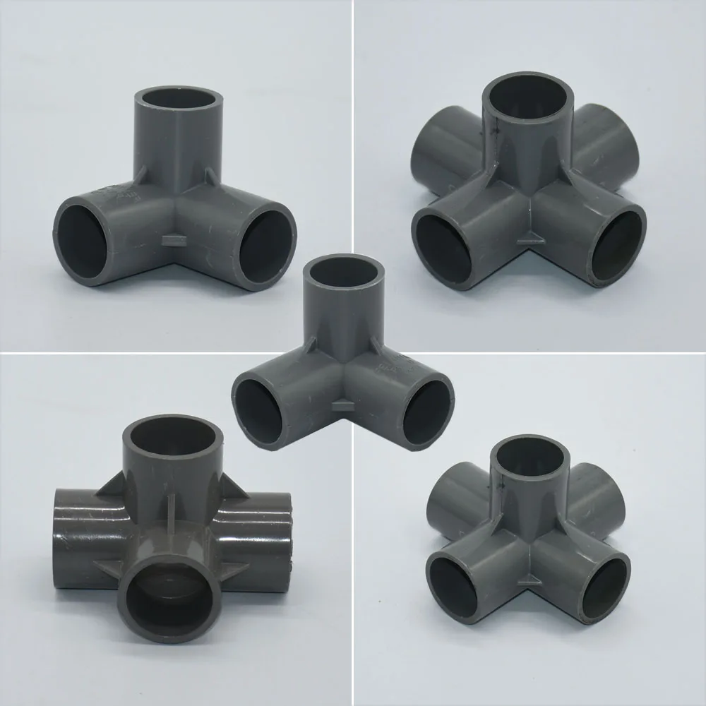 20/25/32mm PVC Connector 3/4/5-way Three-Dimensional DN15/20/25/40 ...