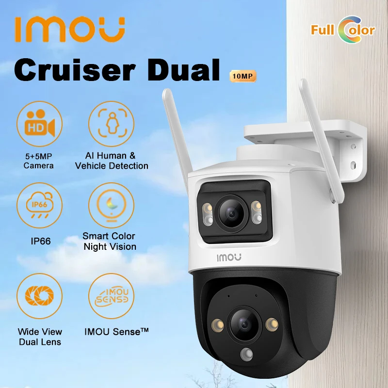 IMOU-10MP-PT-Camera-Wifi-IP-Cruiser-Dual-Two-Lens-5-5MP-Outdoor-Smart ...