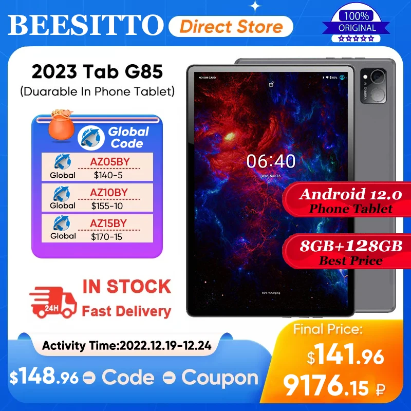 Firmware global 10.36 Polegada tablet almofada pro tablette 8 + 128gb ...