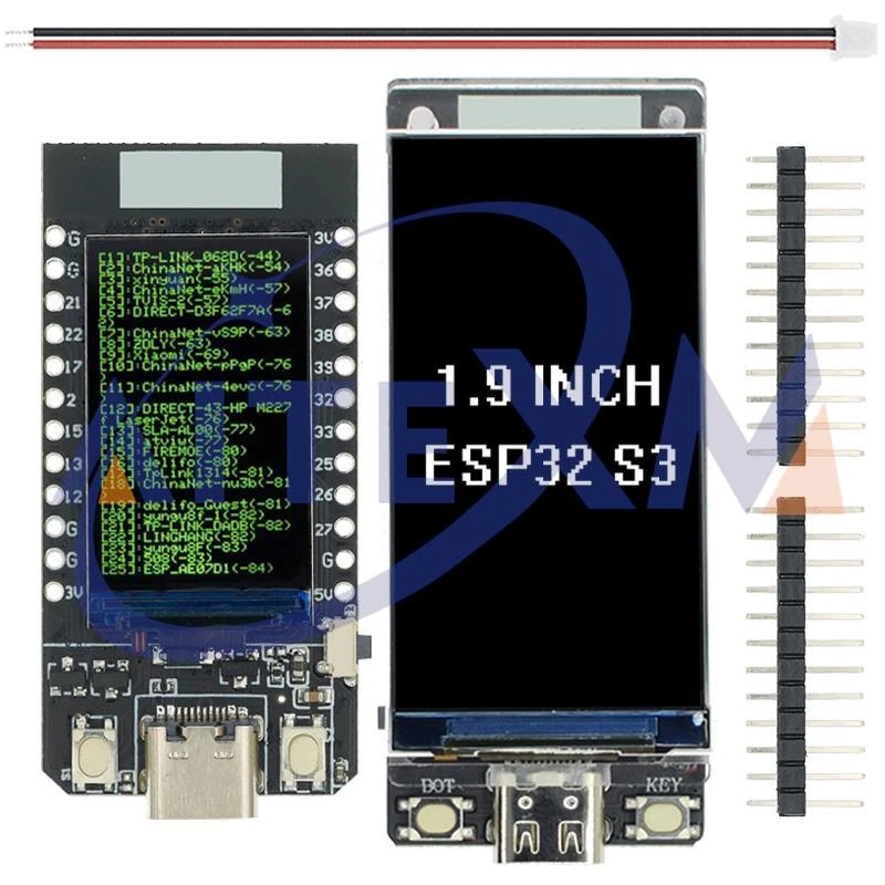 T-display Esp32 Wifi And Bluetooth-compatible Module Development Board 1.14 Inch Lcd Control ...