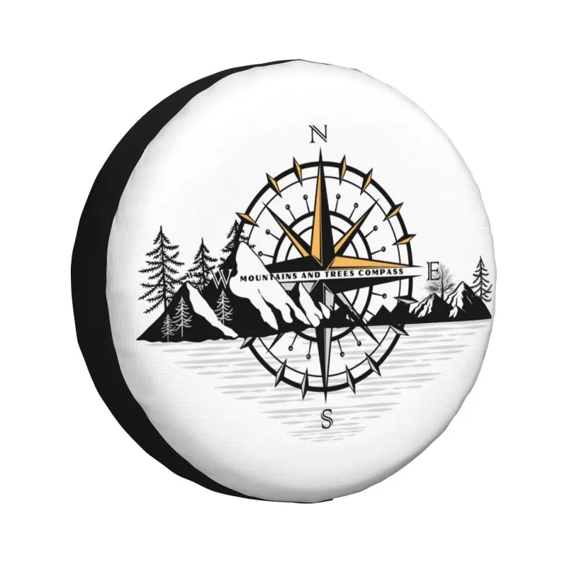 Custom-Nautical-Adventure-Mountain-Compass-Tire-Cover-4WD-4x4-RV-Spare ...