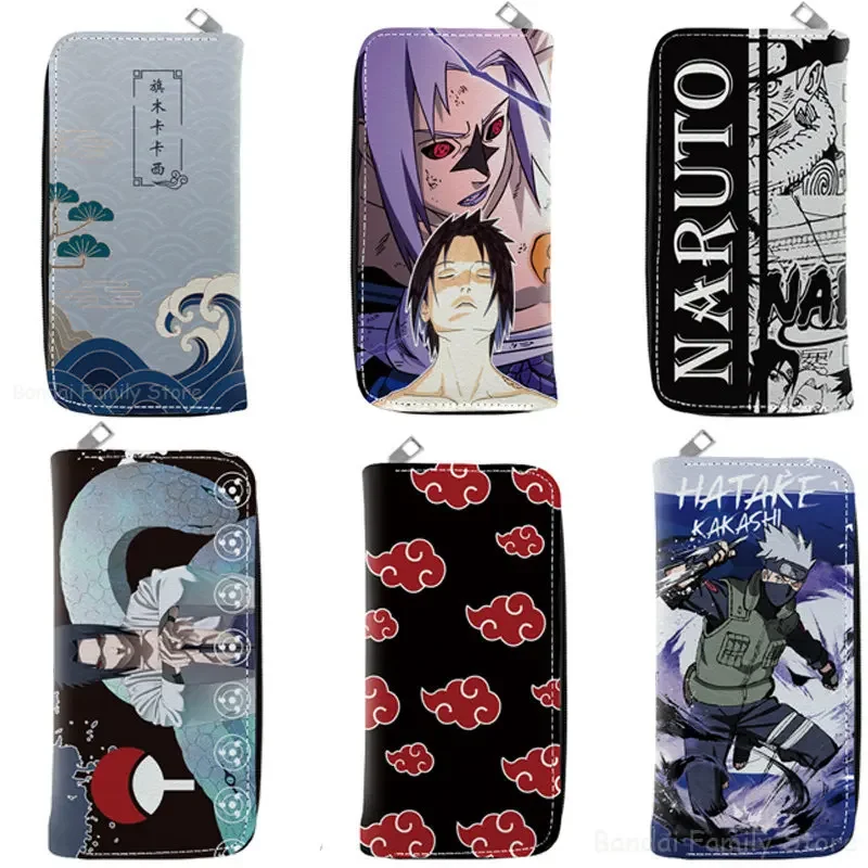 Naruto-Kakashi-Wallet-Anime-Men-Long-Coin-Purse-PU-Leather-Zipper-Bag ...