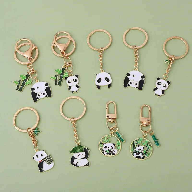 1pc-Funny-Cartoon-Animal-Panda-Couple-Keychains-Key-Ring-For-Women-Men ...