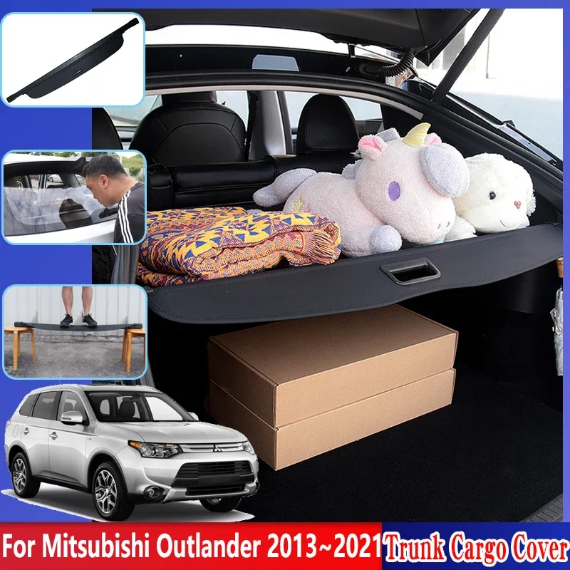 Car Trunk Cargo Cover For Mitsubishi Outlander Accessories Electric ...