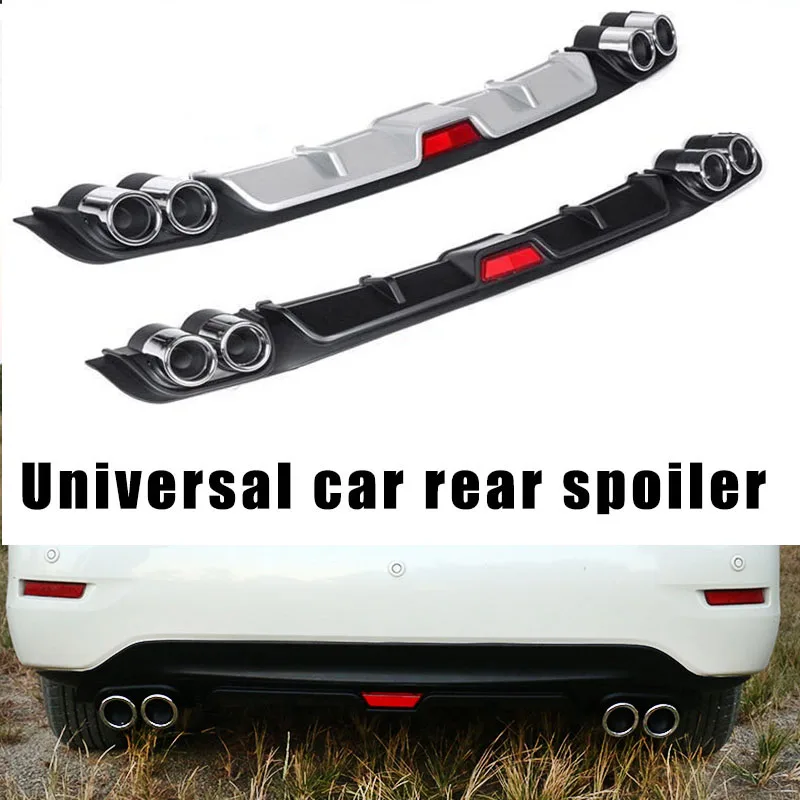 ABS Universal rear bumper spoiler rear lip rear spoiler rear car ...