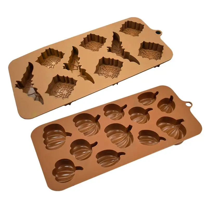 Pumpkin-Silicone-Mold-Halloween-Cake-Baking-Molds-Bat-Chocolate-Mold ...