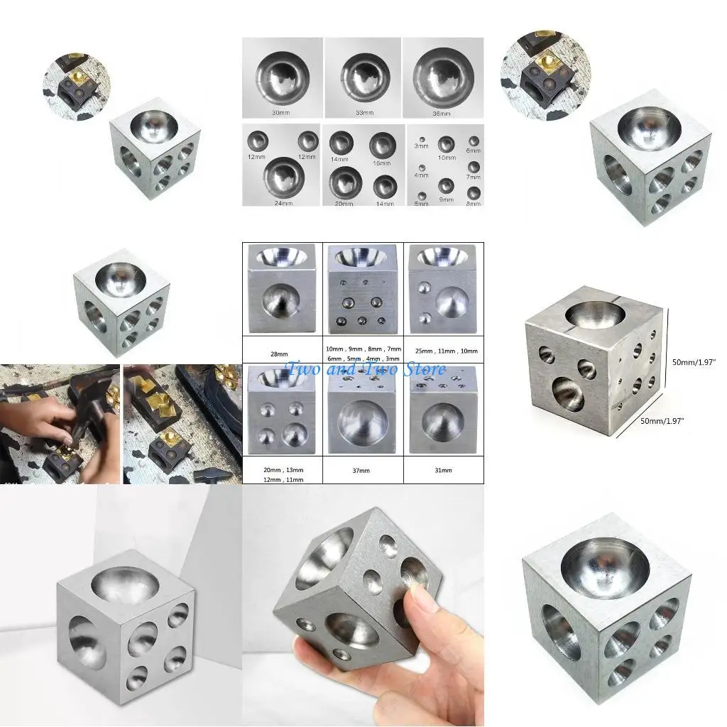 HX6F Square Mandrel High-Carbon Steel Dapping Doming Block Metalworking ...