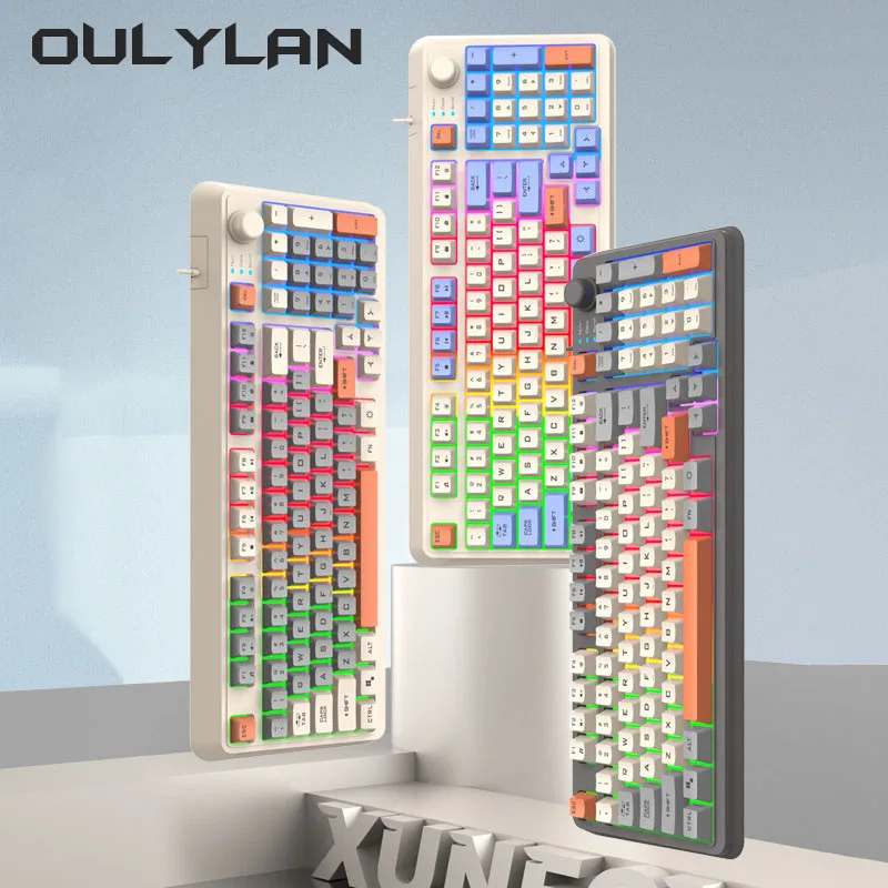 K820-Game Teclado Com Fio e Mouse Set, Luminous Gaming Teclado Mecânico ...