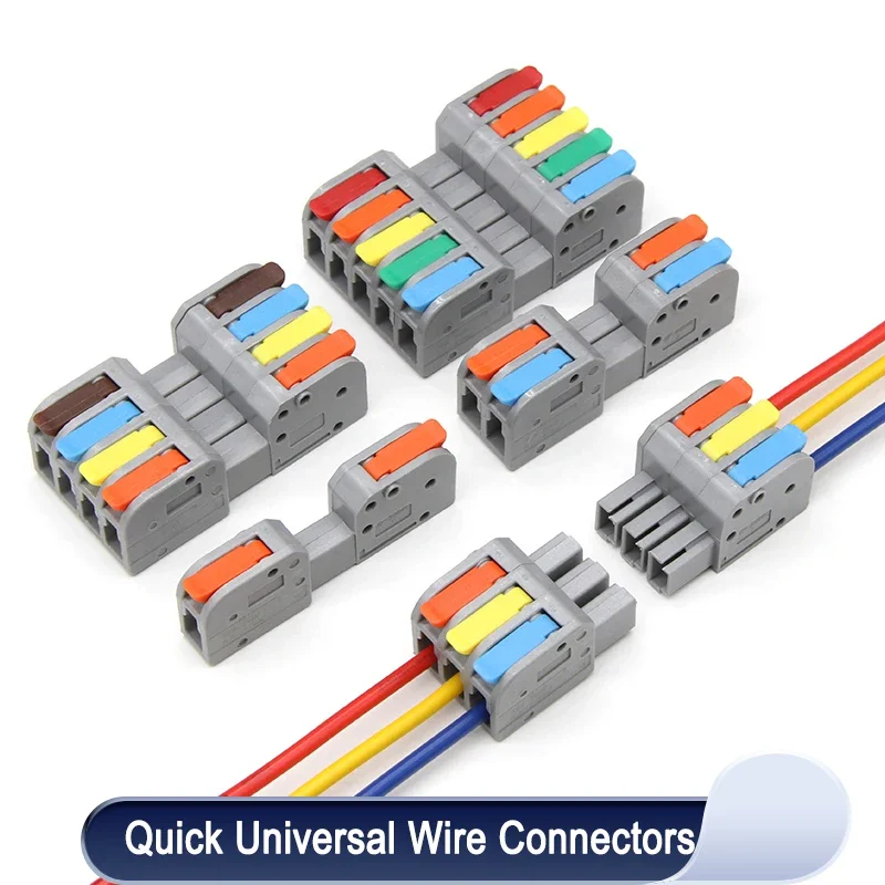 1-100pcs-Docking-Mini-Quick-Wire-Connector-Universal-Compact-Electrical ...
