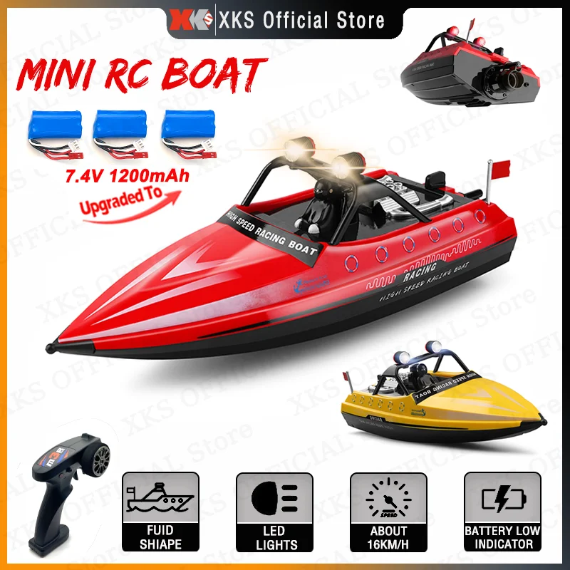 Wltoys-XKS-WL917-Mini-RC-Boat-with-Remote-Control-Water-Jet-Thruster-2 ...