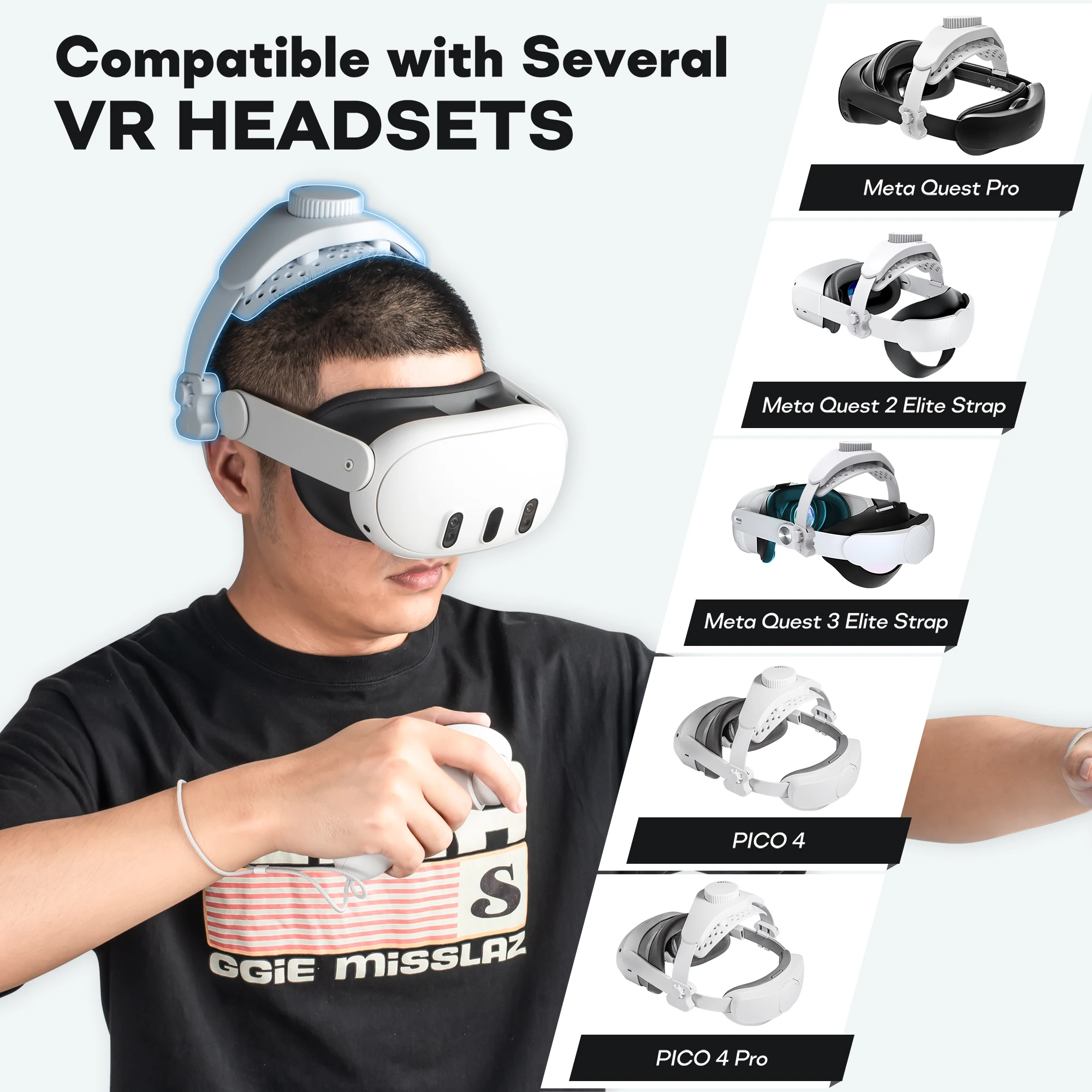 Universal headband for Meta Quest 3/2/Pro/Pico4/4Pro VR glasses ...