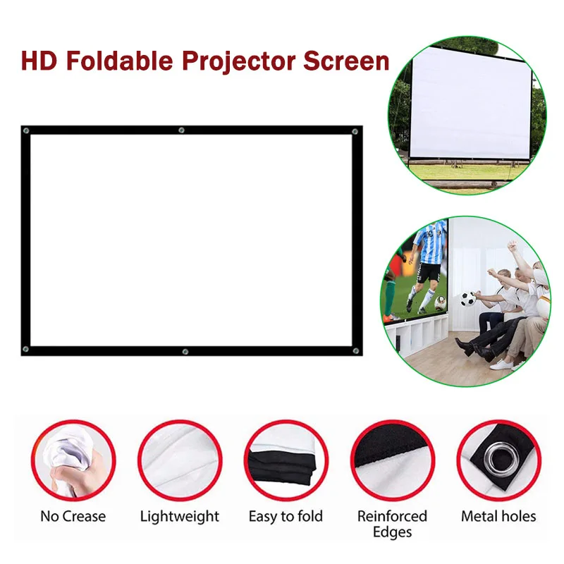 Anti-Crease-Projector-Curtain-60-72-84-100-120-150Inch-Simple-Anti ...