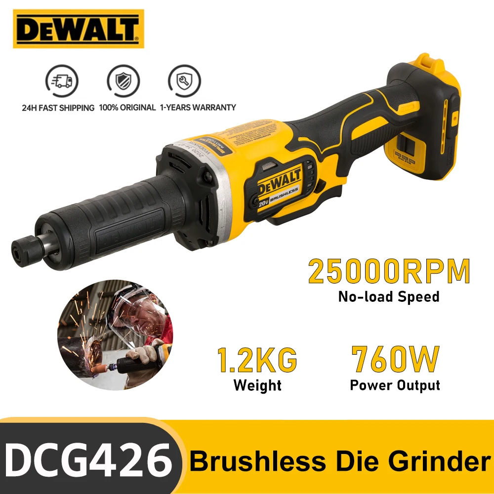 DEWALT-DCG426-Gerinda-tanpa-kabel-alat-pemoles-lurus-kayu-logam-20V ...