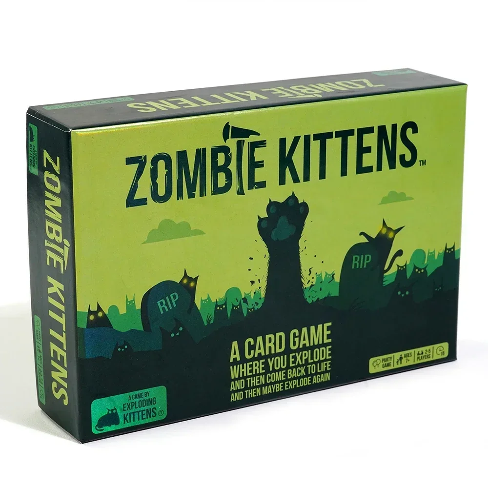 Zombie-Explosion-Kitten-Family-Gathering-Jogo-de-Tabuleiro-Toy-Card ...