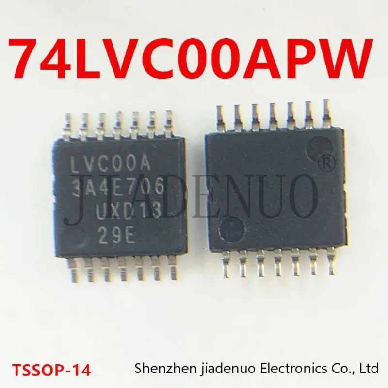 5-10pcs-100-New-74LVC00APW-silk-screen-LVC00A-TSSOP14-logic-gate ...