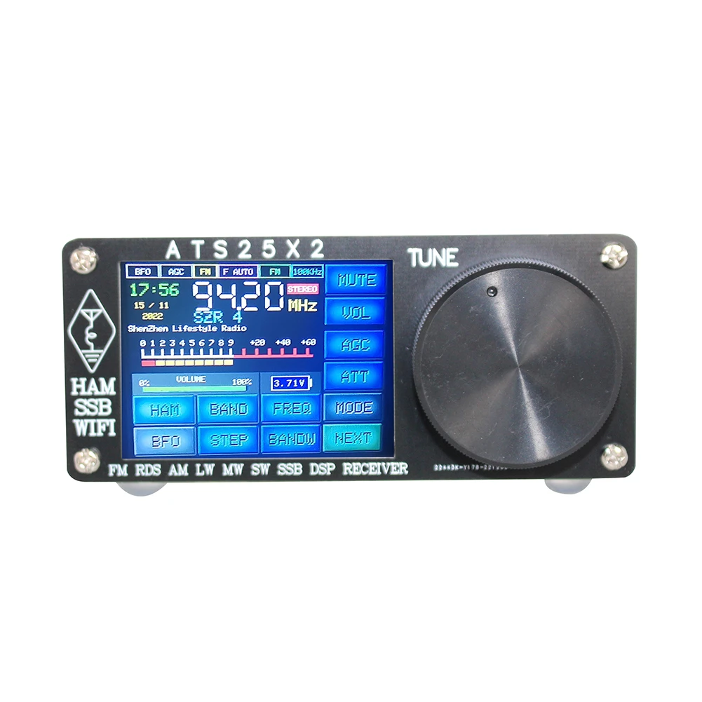 Ats-25x2 Full Band Radio Receiver Touch Screen Chip Dsp Receiver Fm Lw ...