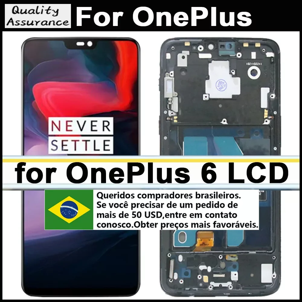 OLED-AMOLED-Screen-For-Oneplus-6-LCD-Display-Touch-Screen-Panel ...