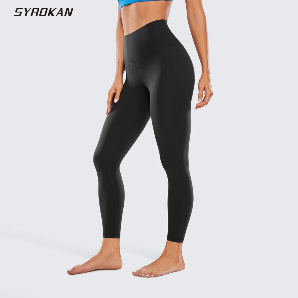 SYROKAN-Women-Butterluxe-High-Waisted-Yoga-Leggings-25-Inches-Buttery ...