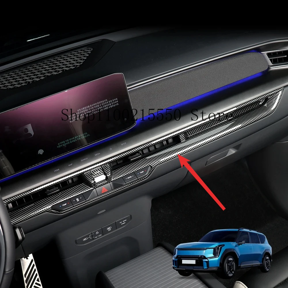 Car Interior Dashboard Button Cover Auto Center Air Vent Outlet Trim ...