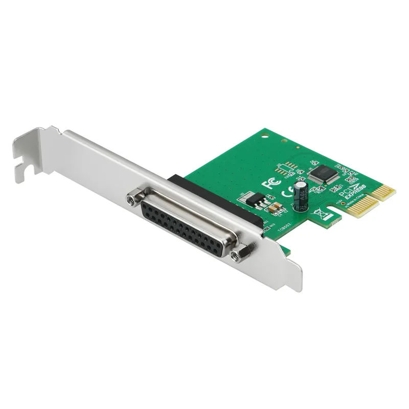 PCI-e 1 Parallel IEEE 1284 Controller card PCI express to DB25 printer ...