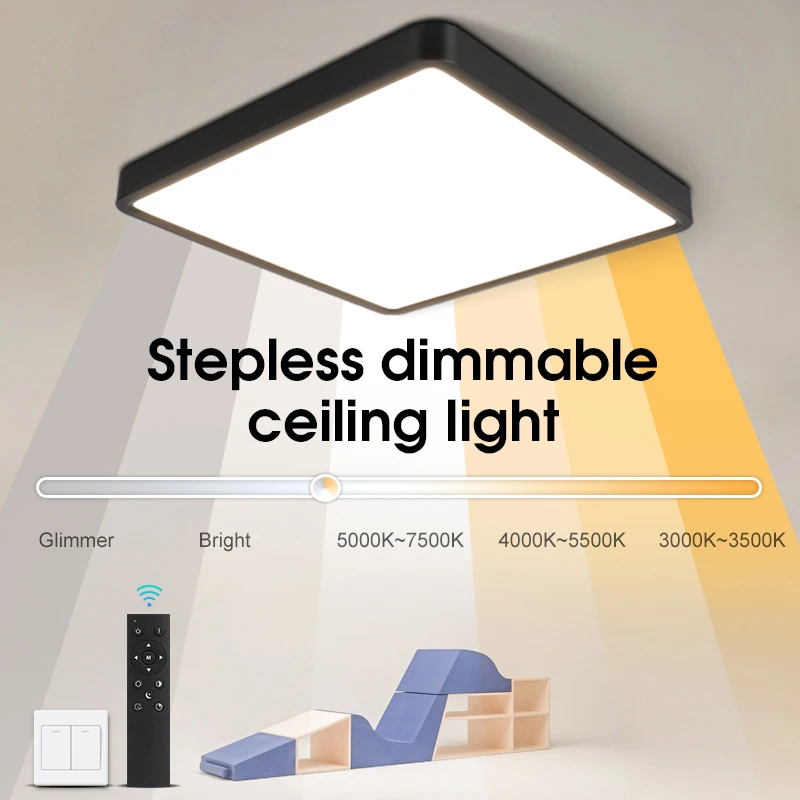 LED-Ceiling-Lamps-Modern-Smart-LED-Ceiling-Light-Remote-Control-AC85 ...