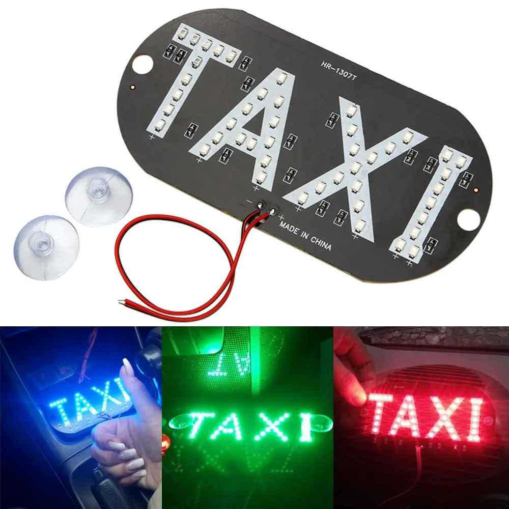 1pcs-lot-Taxi-Led-Car-Windscreen-Cab-indicator-Lamp-Sign-Colorful-LED ...