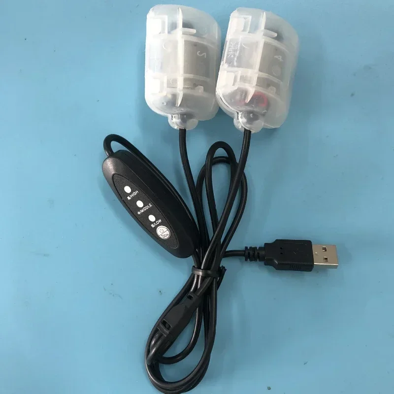DC5V USB Vibrating Dual Motors 3 Speed Regulator Massage Device Frog ...