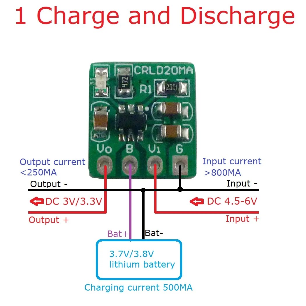 Automatic-Charging-Discharging-Module-DC-5V-to-4-2V-Battery-Charger-DC ...