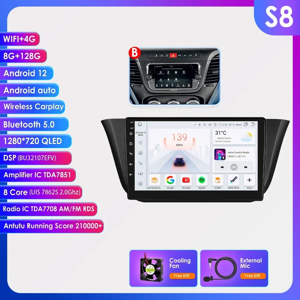 Android Car Radio Multimedia for Iveco Daily 2013 - 2021 Auto Audio ...