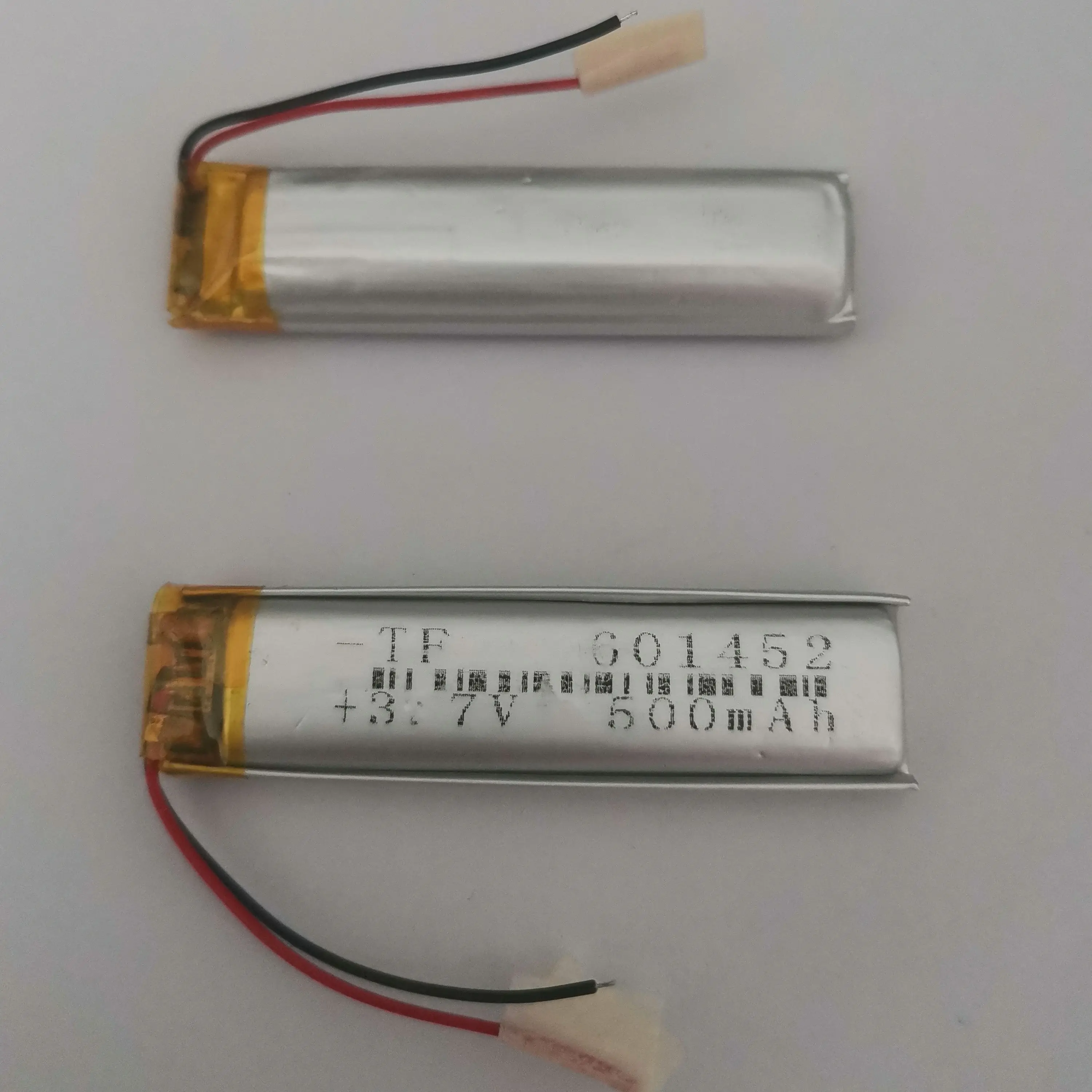 3-7V-2-wires-601452-061452P-500mah-lithium-battery-with-protection ...