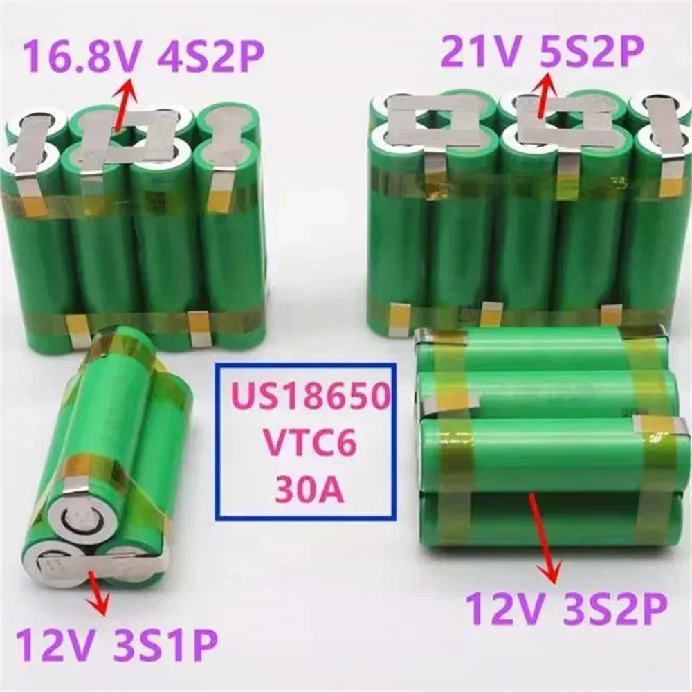 18650 VTC6 3000 mAh Batterie 30 A Verstärker Giet Tournevis Bande À ...