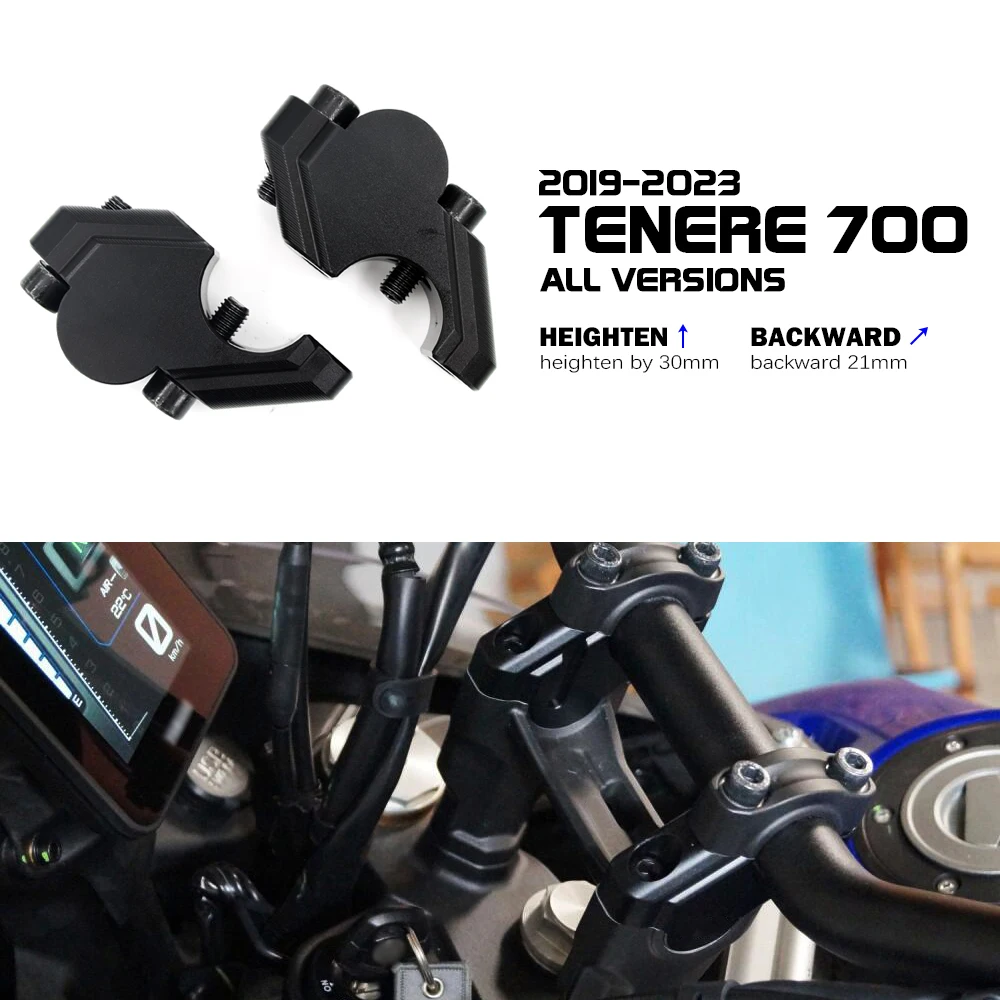 Tenere-700-Accessories-Motorcycle-Handlebar-Risers-for-Yamaha-T7-World ...