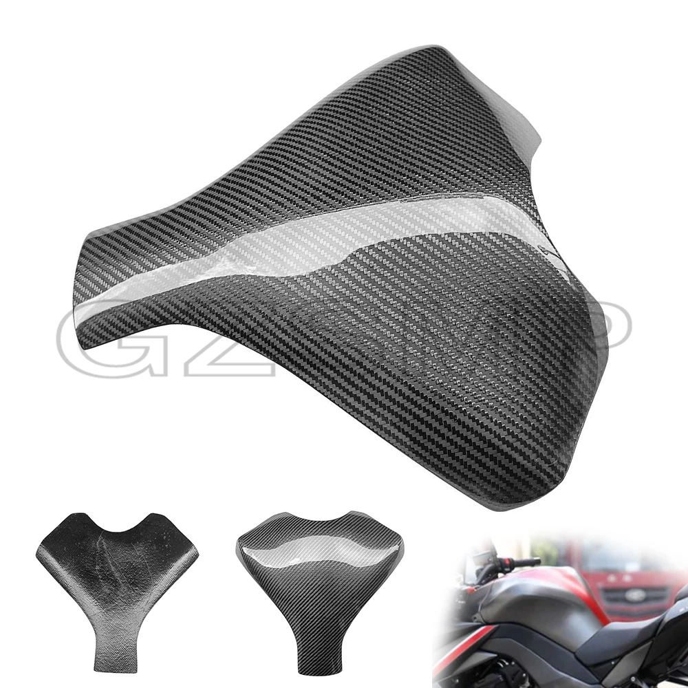 Real-Carbon-Fibre-Motorcycle-Fuel-Gas-Tank-Cover-Protector-Tank-Guard ...