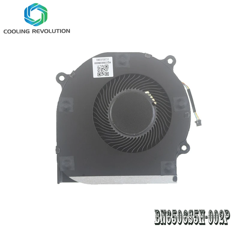 Ventilador de refrigeración para ordenador portátil, BN6506S5H 002P DC5V 0.50A 4Pin ...