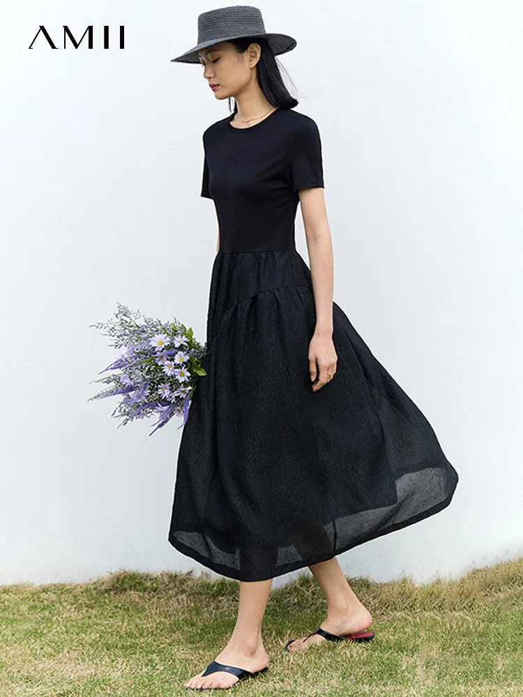 AMII-Minimalism-French-Dresses-for-Women-2023-Summer-New-Office-Lady ...