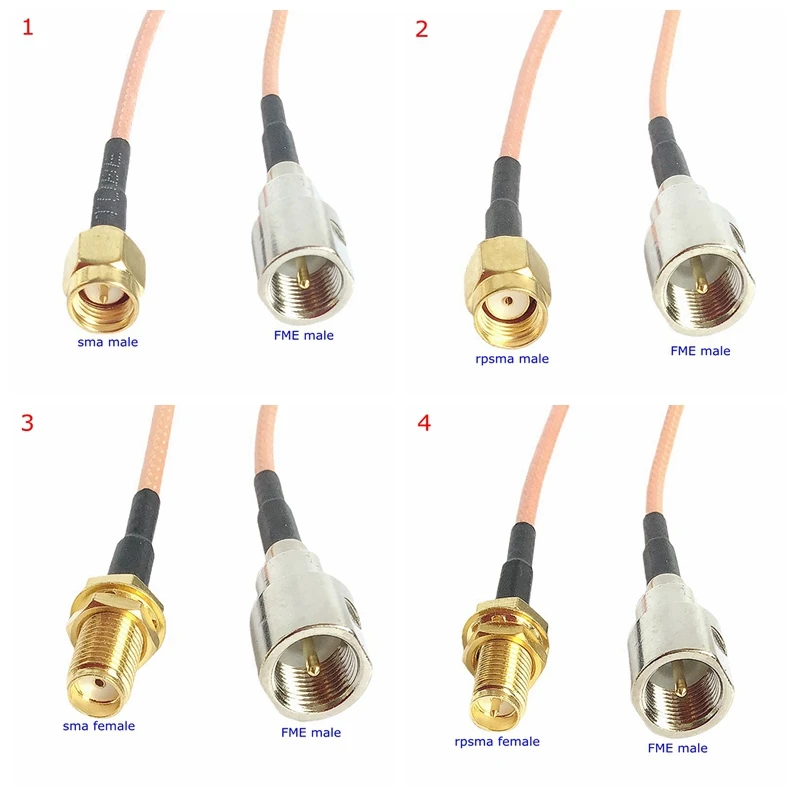 RG316-Coaxial-Cable-SMA-TO-FME-Male-Plug-Female-Jacke-Connector-FME-To ...