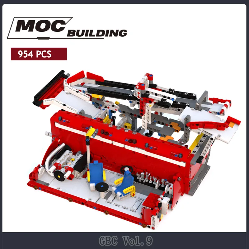 Technology-Bricks-Moc-Great-Ball-Contraption-GBC-Vol-9-Toys-DIY-Assembly-Building-Blocks-Gifts ...