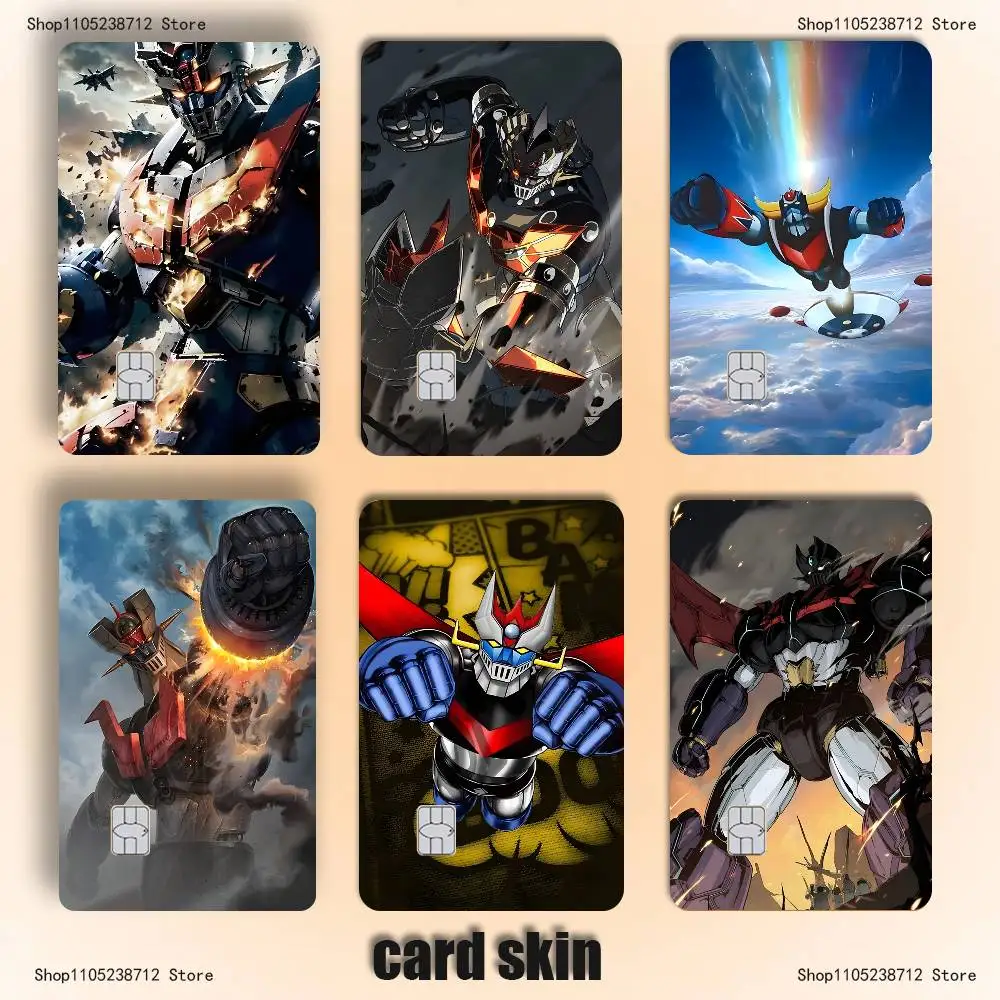 Anime M-Mazinger Z Robot Card Stickers Credit Visa Debit Bank Charge ...