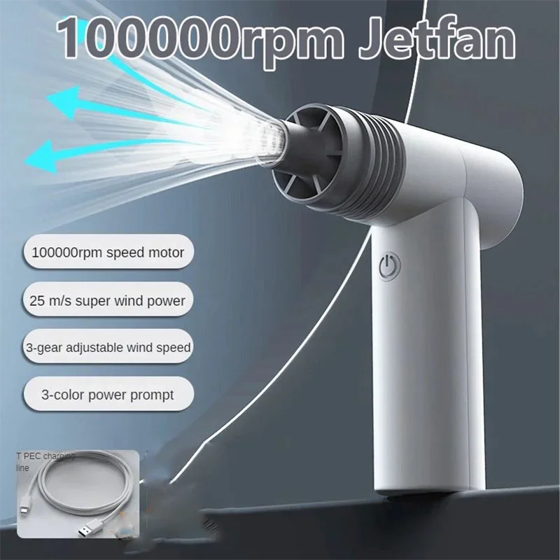100000RPM-Jetfan-USB-Rechargeable-Hand-Fan-Portable-Mini-Turbo-Fan-Air ...