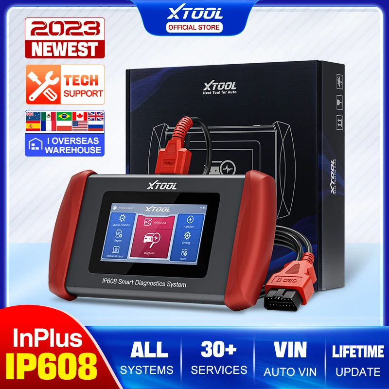 XTOOL-InPlus-IP608-OBD2-Scanner-Diagnostic-Tool-Android-10-With-CAN-FD ...