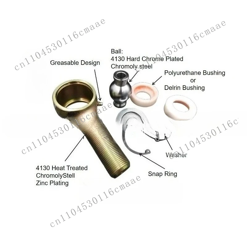 Chromoly 1.25 Rotulas Johnny Suspension Joint Rebuild Kit Heim Joints ...