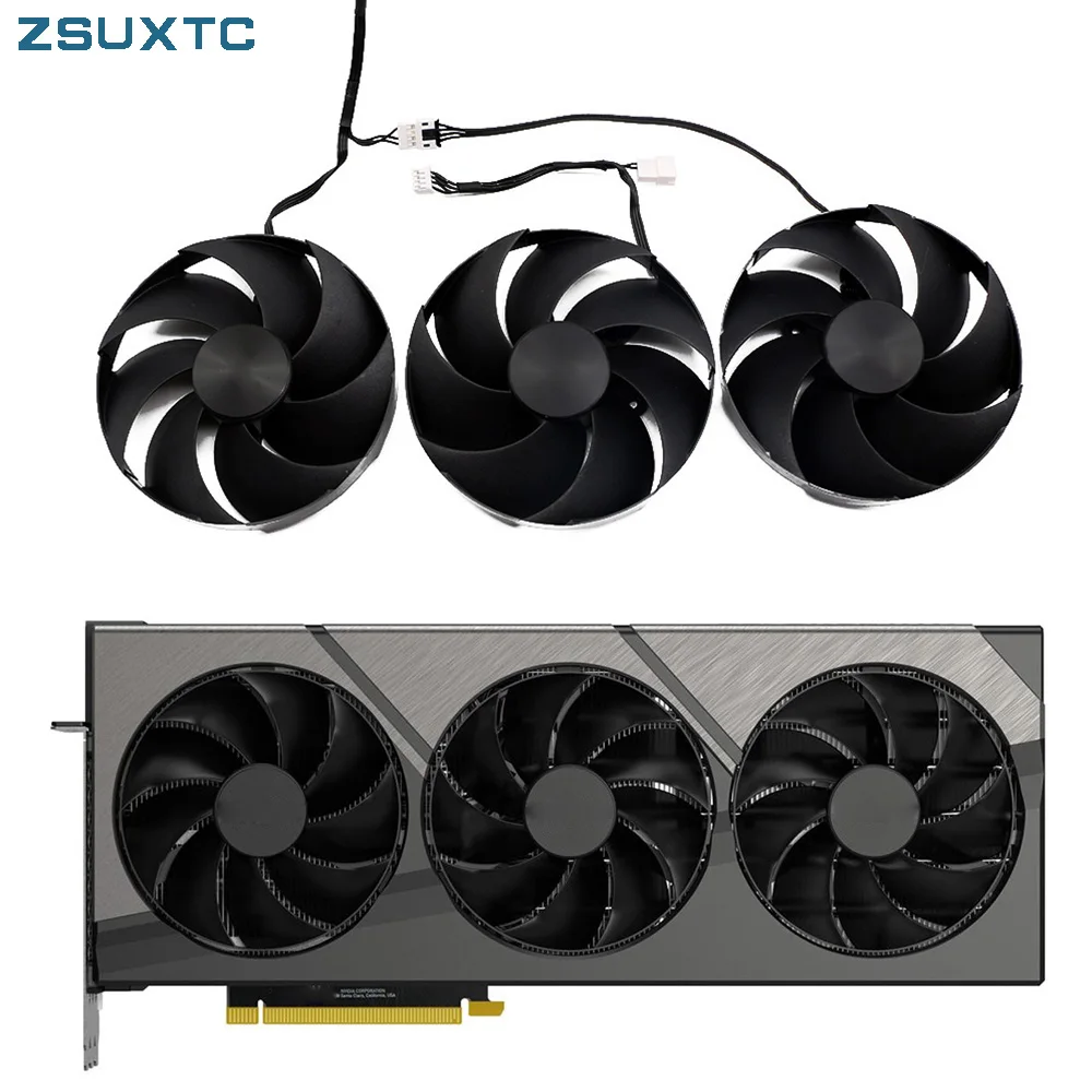 98MM FD10020M12D RTX4090 Graphics card fan For INNO3D GEFORCE RTX 4090 ...