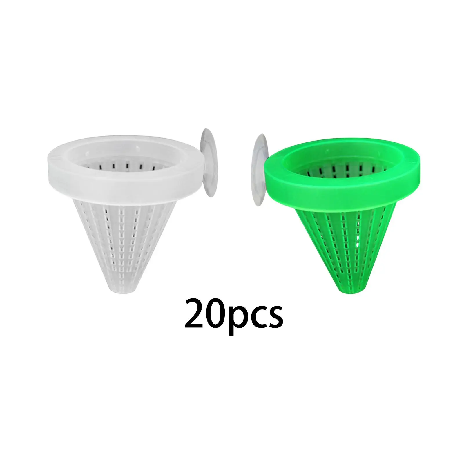 20x Fish Tank Feeding Cup, Professional Conical Fish Food feed Tool ...