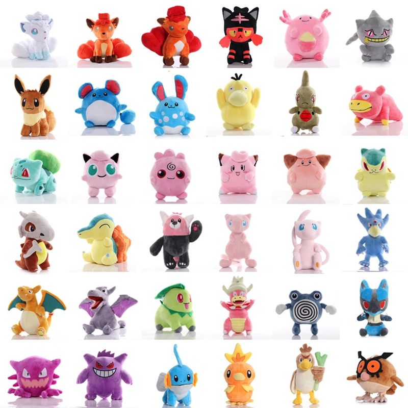 1pcs-15-25cm-Pokemon-Lapras-Wobbuffet-Vulpix-Jigglypuff-Venusaur-Mew ...
